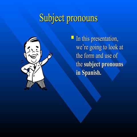 SUBJECT PRONUONS POWER POINT PRESENTATION | PPT