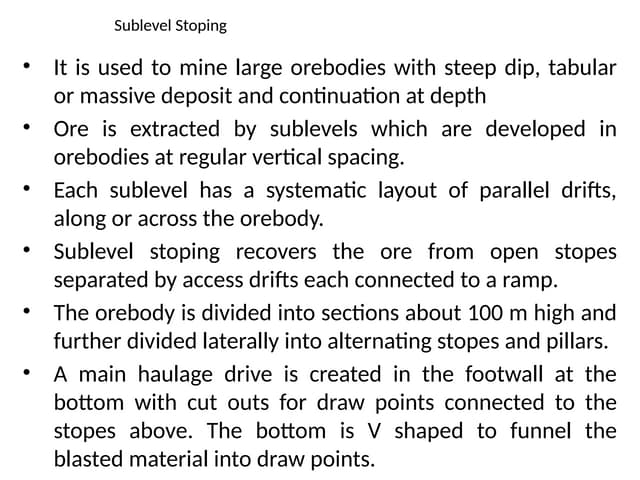 Drop raising in underground mines | PDF