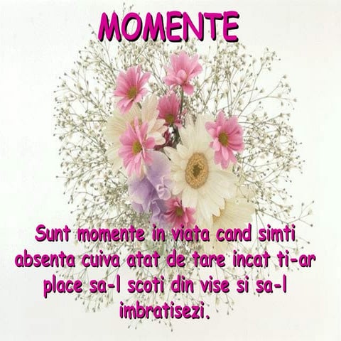 Cu Sonor Momente Superbe | PPT