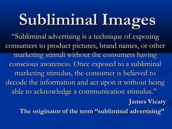 Subliminal Messages | ODP