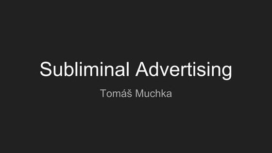 subliminal ads | PPT