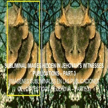 SUBLIMINAL IMAGES HIDDEN IN JEHOVAH WITNESSES PUBLICATIONS - PART 3 ...