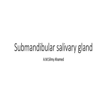anatomy of submandibular region presentation | PPTX