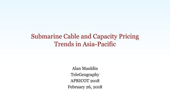 Presentation indian submarine Cable network | PPT