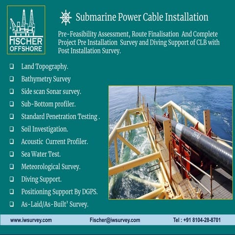 Submarine power cable laying survey | PDF