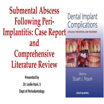 Submental Abscess Following Peri-Implantitis.pptx