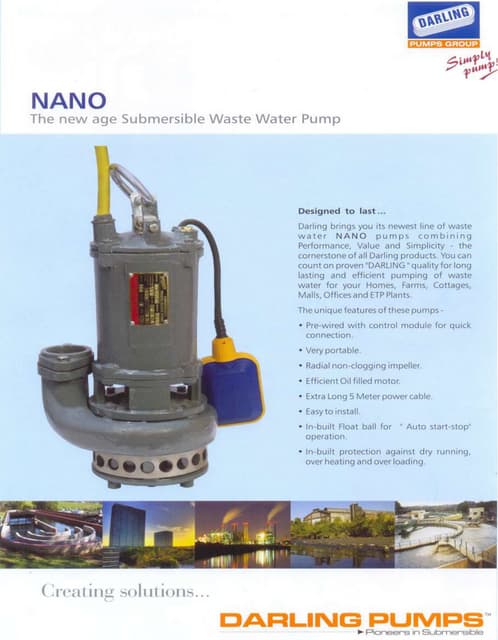 Motor mounted centrifugal pumps | PDF