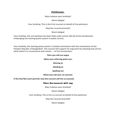 Court Submission | DOC