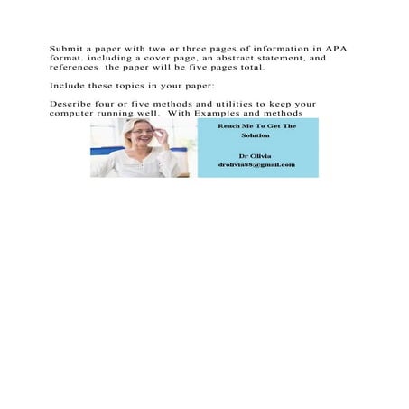 Submit a paper with two or three pages of information in APA format..docx