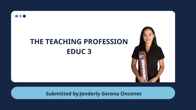 Code of ethics for professional teachers | PDF