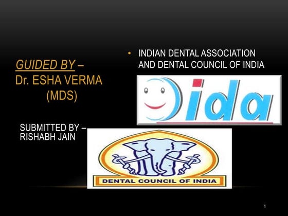 INDIAN DENTAL ASSOCIATION | PPTX