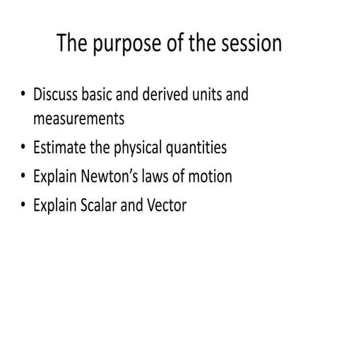 Basic Physics Quantities | PPTX