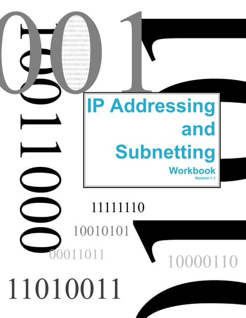 Ip Addressing Worksheets | PDF