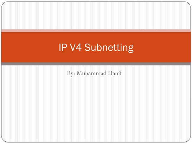 Subnetting | PPSX