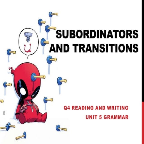 Subordinators and transitions | PPTX