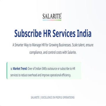Subscribe HR Services India A Smarter Way to Manage HR for Growing ...