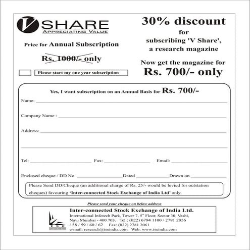 Subscription form | PDF