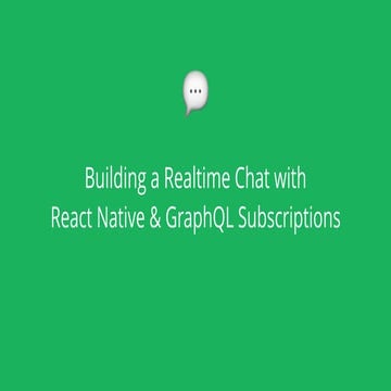 Building a Realtime Chat with React Native (Expo) & GraphQL ...