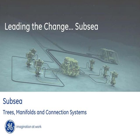 Subsea Trees Manifolds & connection systems | PDF