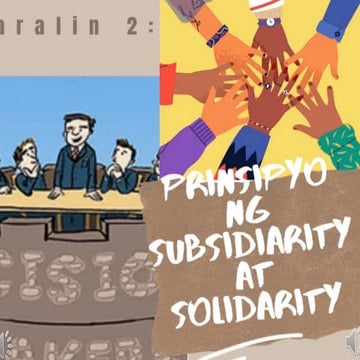 SUBSIDIARITY AT SOLIDARITY.pOWEROINT PRSENTptx | PPTX