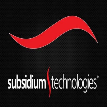 About Subsidium Technologies | PPT