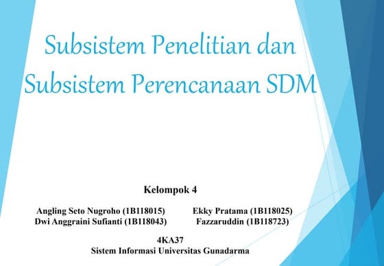 Perencanaan sumber daya manusia | PPT