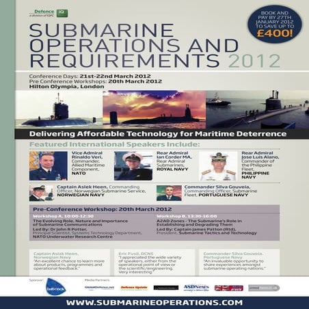 Submarine Operations & Requirements | PDF