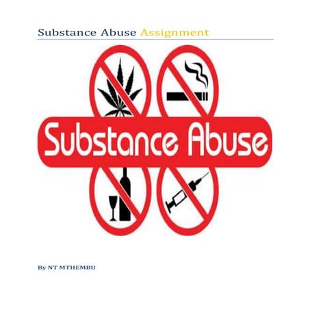 Substance abuse assignment | DOCX