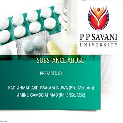 Substance Abuse | PPTX