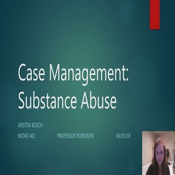 Substance abuse case management | PPT