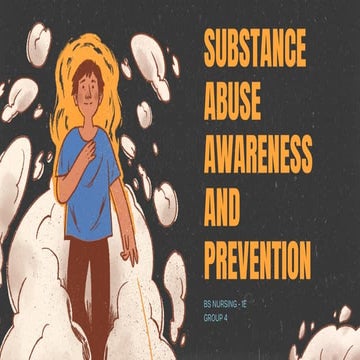 Substance Abuse Awareness and Prevention | PDF