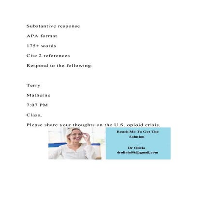 Substantive responseAPA format175+ wordsCite 2 reference.docx