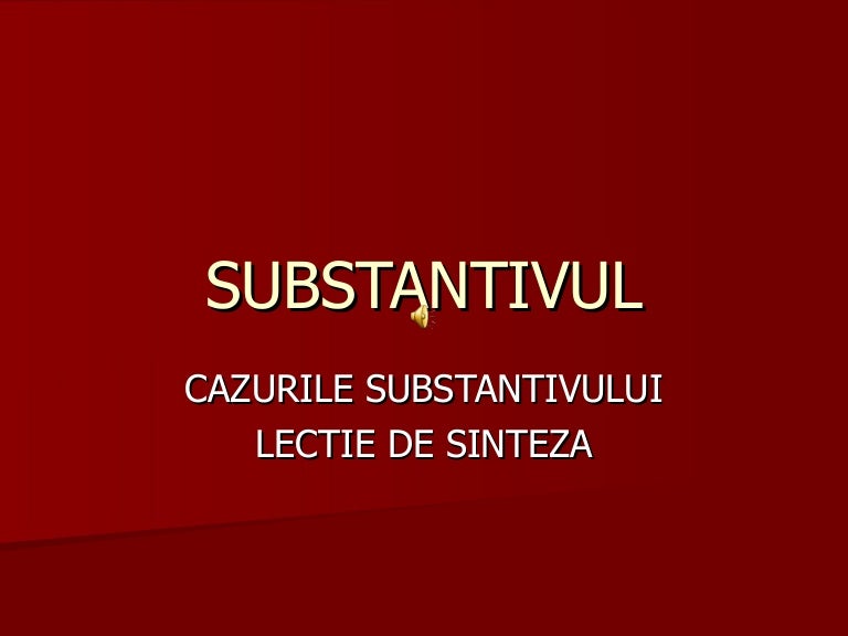 Substantivulclv