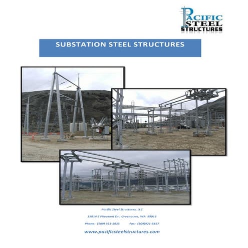 Substation Structure Catalog Pdf | PDF