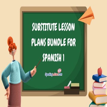 Substitute Lesson Plans for Spanish 1 | PDF | Education