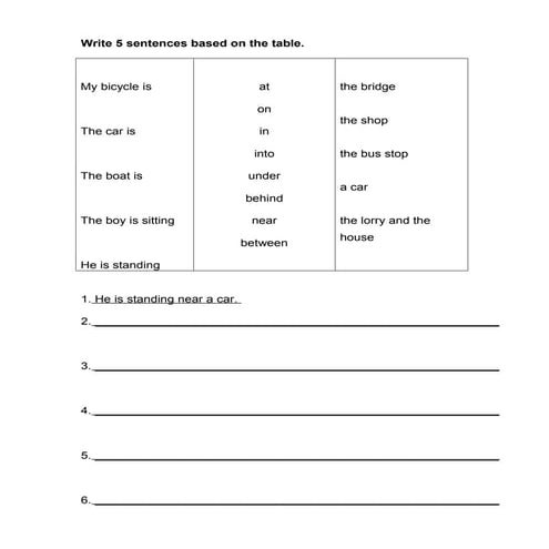 Substitution table | DOC