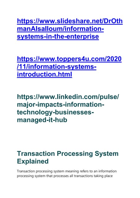 Logistics Management Information System [LMIS] | PPTX
