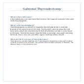 Subtotal thyroidectomy document | DOCX