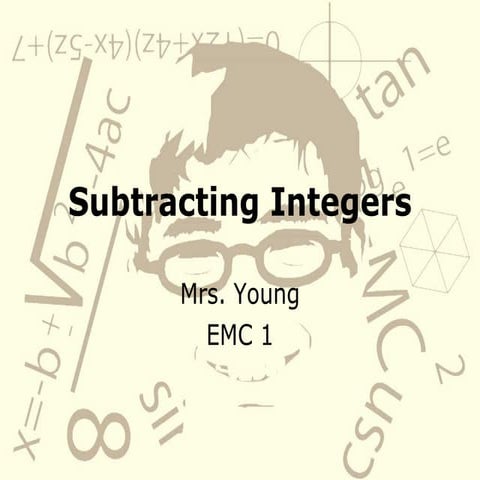 Subtracting Integers | PPT | Weather | Science