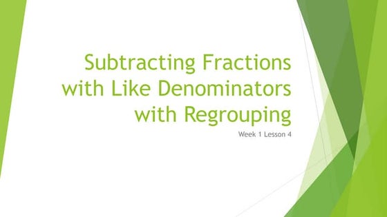 Adding fractions with unlike denominators | PPT