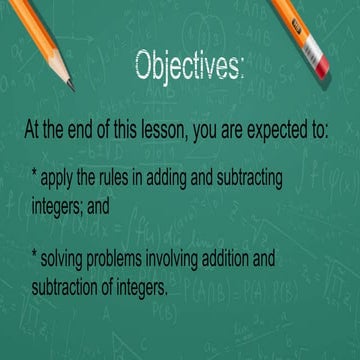 grade 7 mathematics about subtracting integers | PPTX