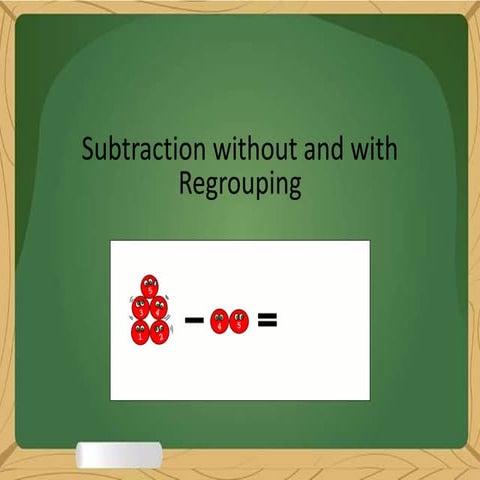 Subtraction with/without regrouping | PDF