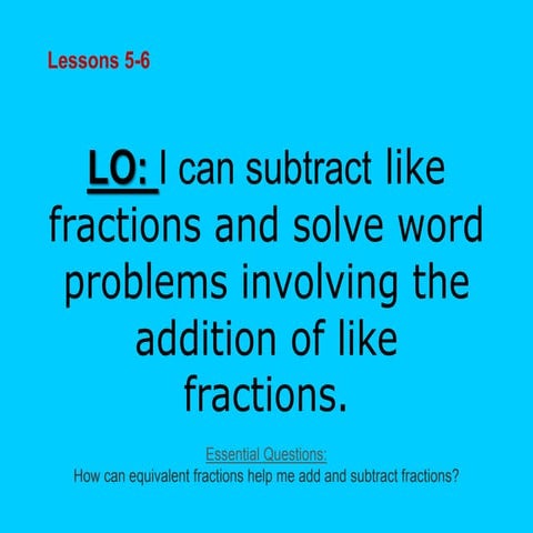 Subtract Like Fractions.ppt