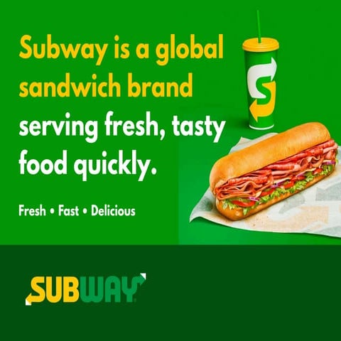 Subway Advertising and Logo Typography . | PDF