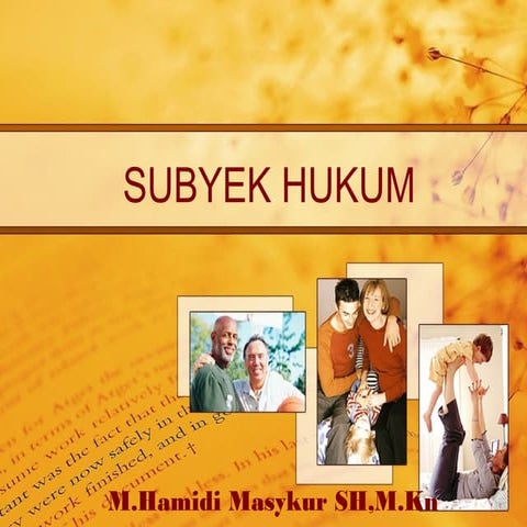 Subyek hukum top | PPT