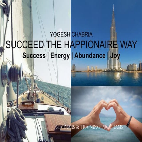 Succeed the happionaire way yogesh chabria e-brochure - best ...