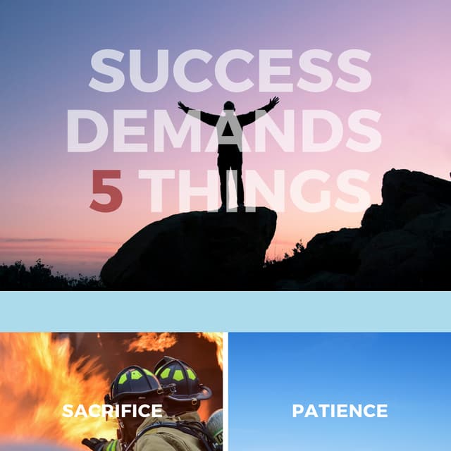 Success demands 5 things | PDF