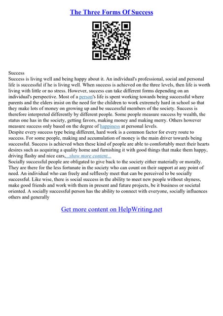 The key to success in life | PPTX | Career Advice | Careers