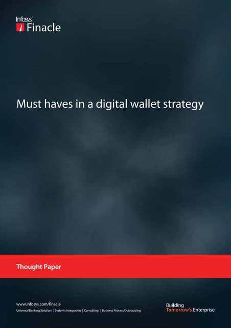 Infosys finacle-overview | PPTX | Business Banking & Finance | Business