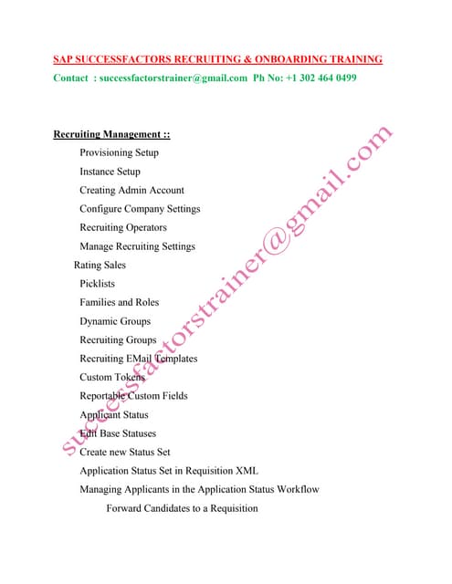 SAP SuccessFactors Compensation | PDF